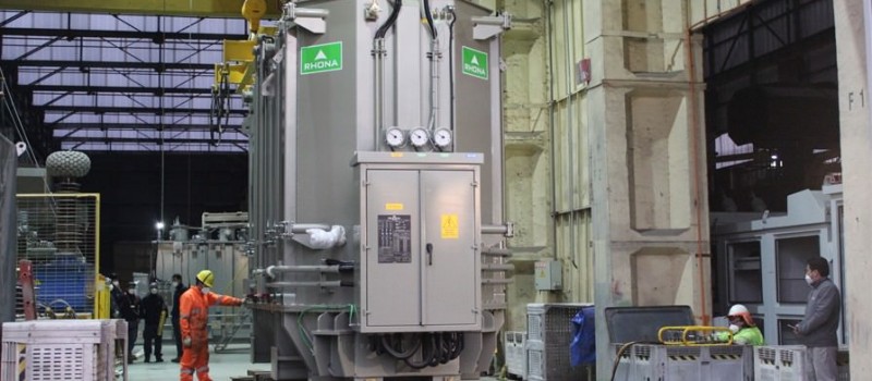 Rhona Manufactures The Most Powerful Transformer Built In Chile - Rhona ...